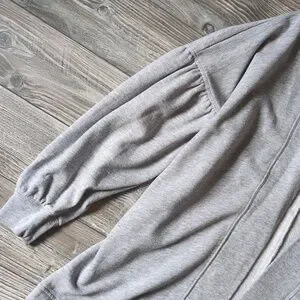GAP | Sweaters | Gap Light Gray Openfront Cardigan With Balloon Sleeves ...